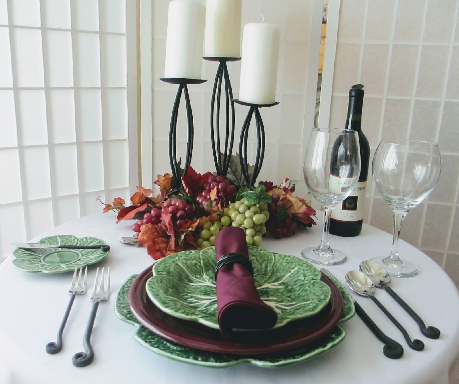 Table for One: Claret and Cabbage Table