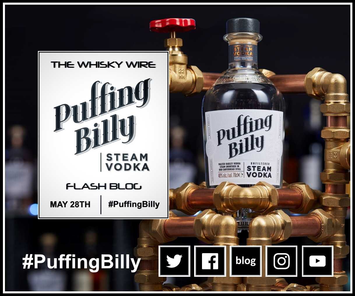 The Whisky Wire: Puffing Billy Steamed Vodka Flash Blog