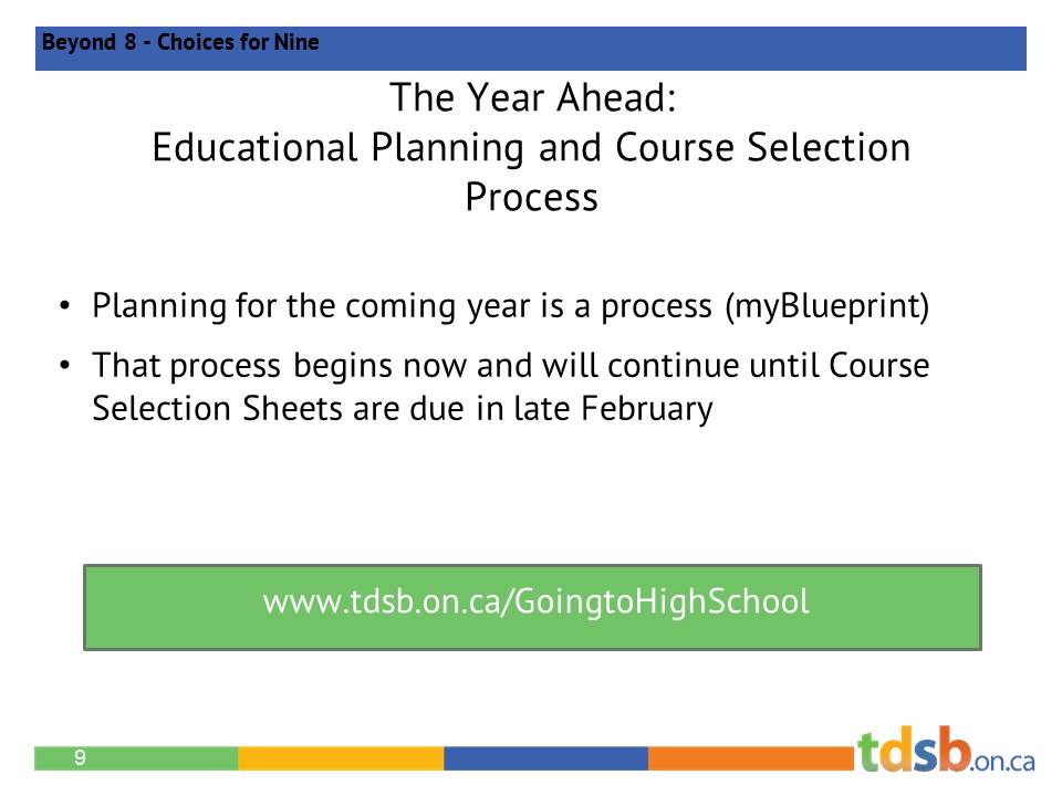 TDSB Learning Centre 3 Elementary Guidance and Career Education: 2019