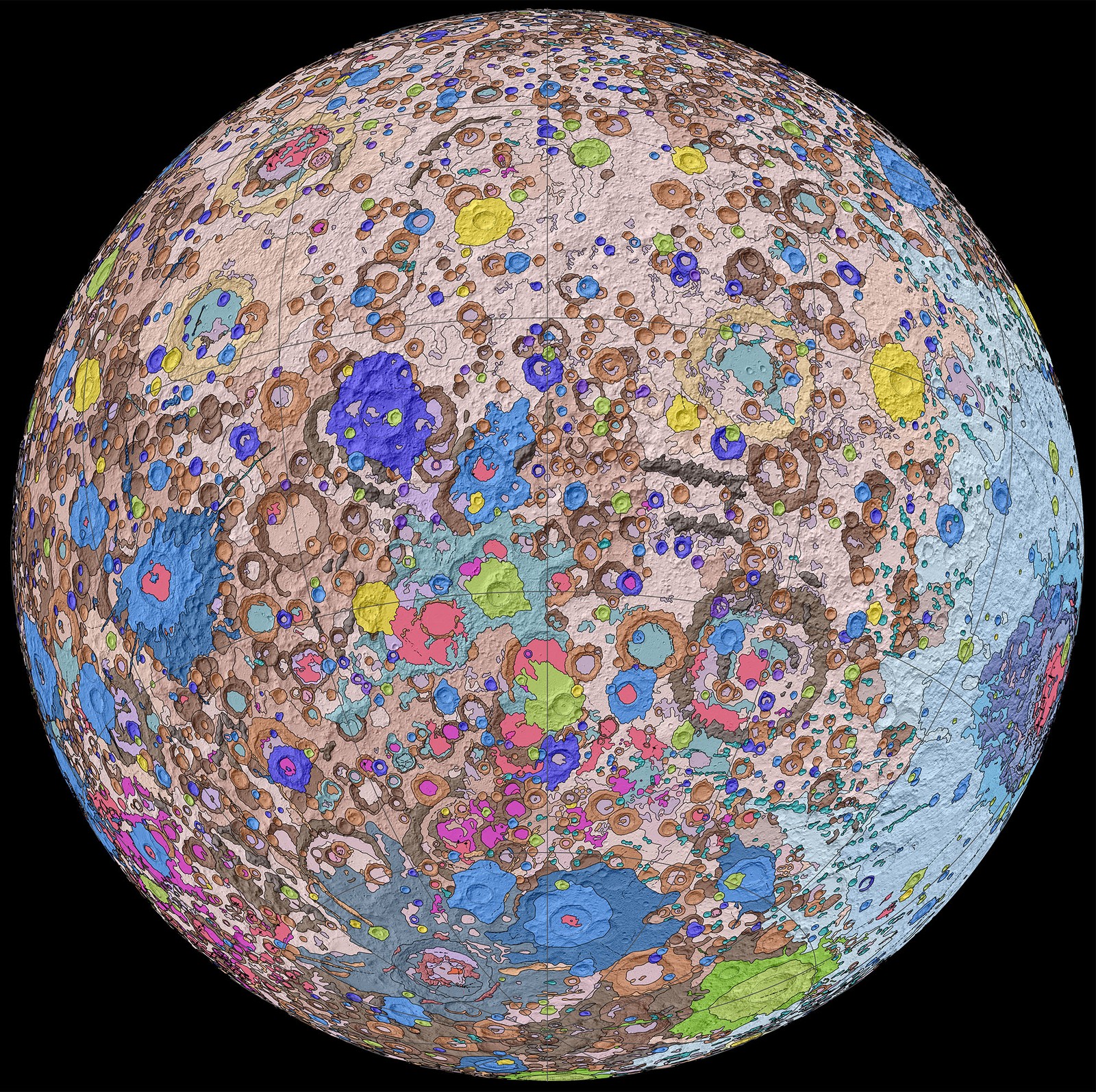 Primeiro mapa superdetalhado mostra nova perspectiva da superfície da ...