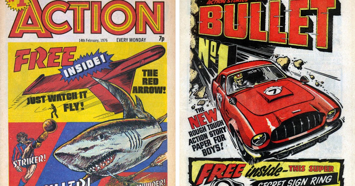 BLIMEY! The Blog of British Comics: 40 Year Flashback: ACTION vs BULLET
