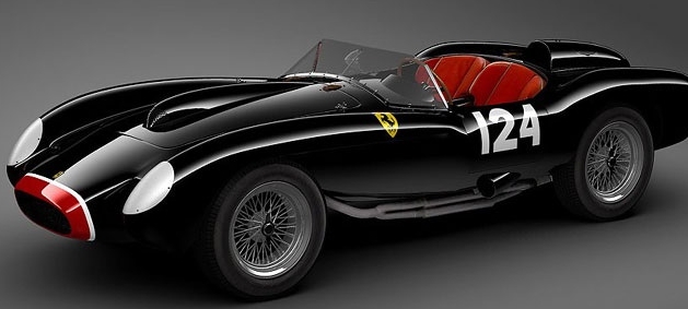 Gambar Mobil Ferrari Warna Hitam