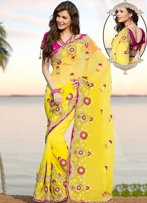 Fashion Of The Year: Indian Shari Fashion-2013