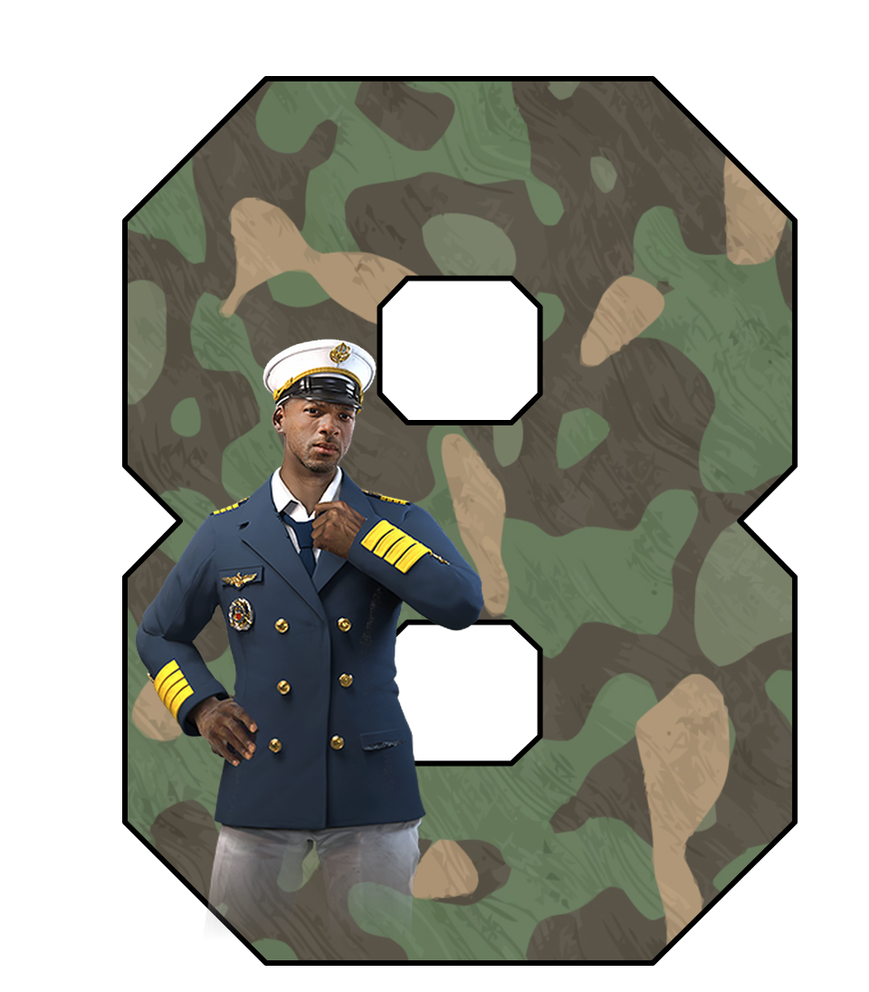 Kits imprimibles gratis : Números Free Fire para imprimir