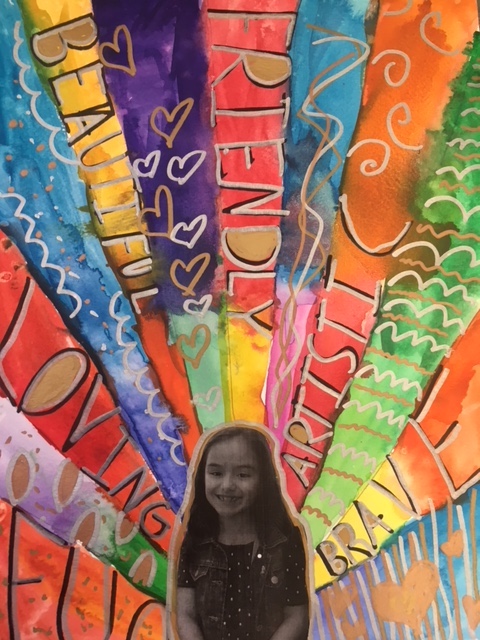 Center School Art: Character Trait Self Portraits