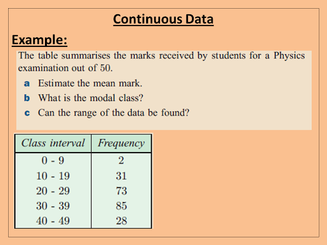 Math 9: CHAPTER 8 - STATISTICS