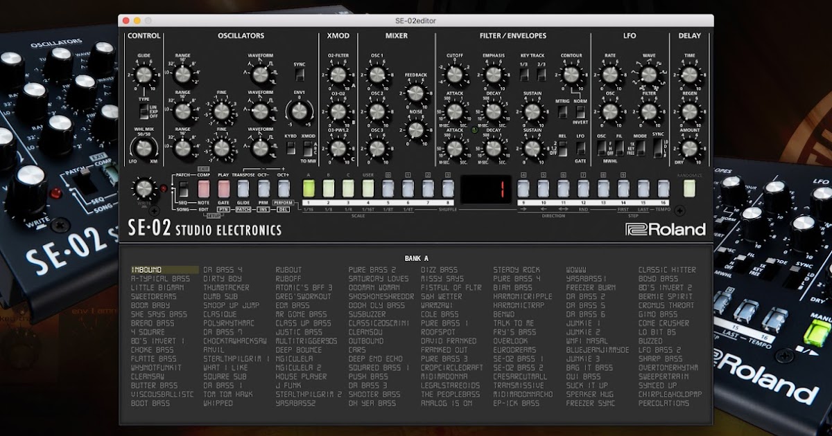 MATRIXSYNTH: Official Stand Alone Software Editor for the Roland SE-02 ...
