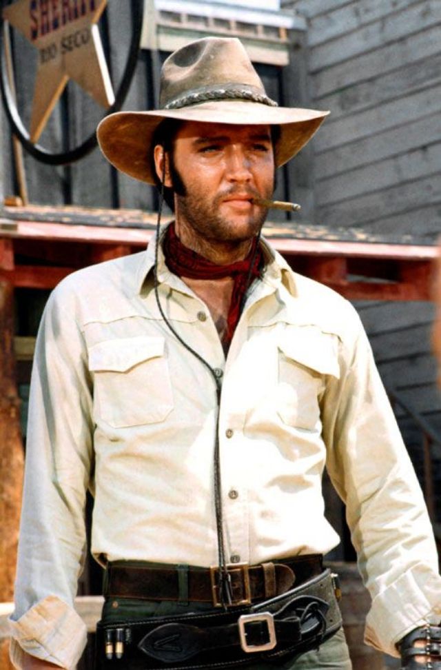 Rare Color Photographs of a Bearded Elvis Presley During Shooting for ...