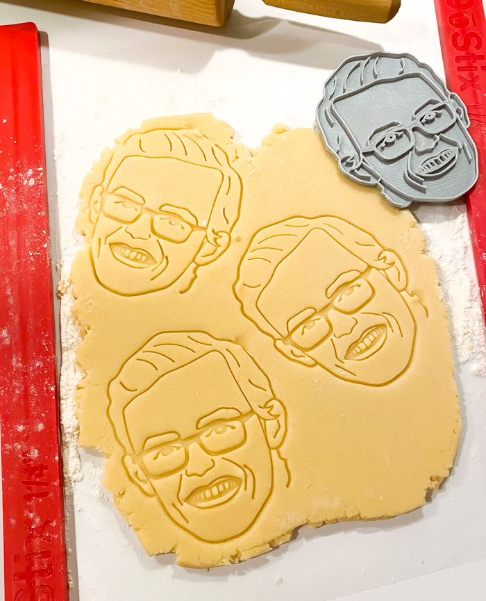 Tips for Making Portrait Cookies with a Custom Cookie Cutter | Bake at 350°