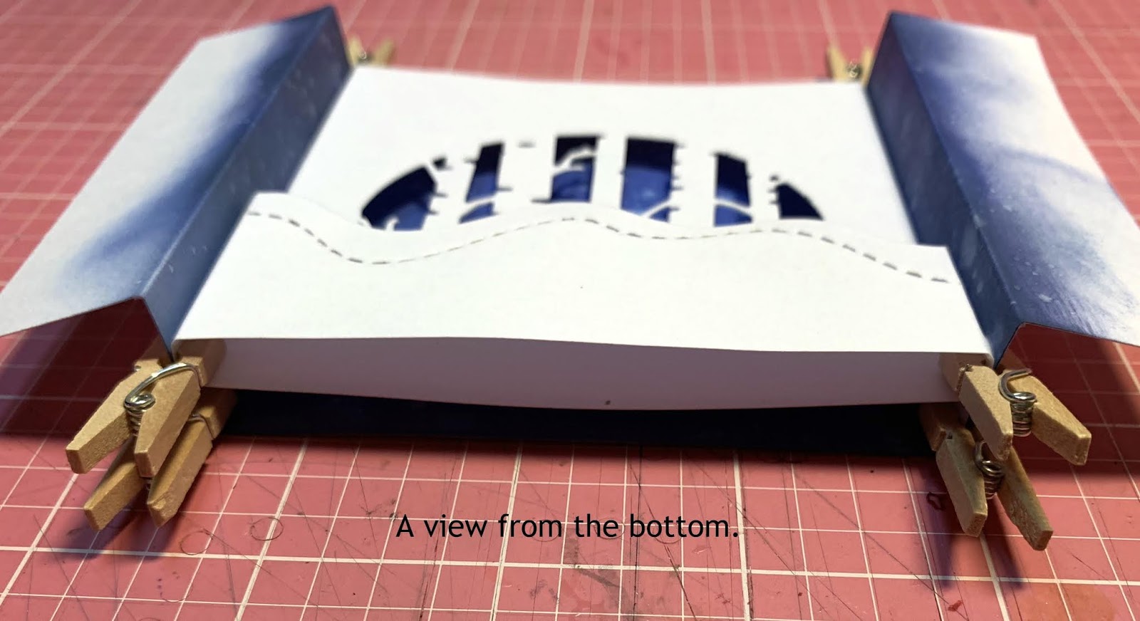 Stamping as Fast as I Can!: Bridge Card Picture Tutorial