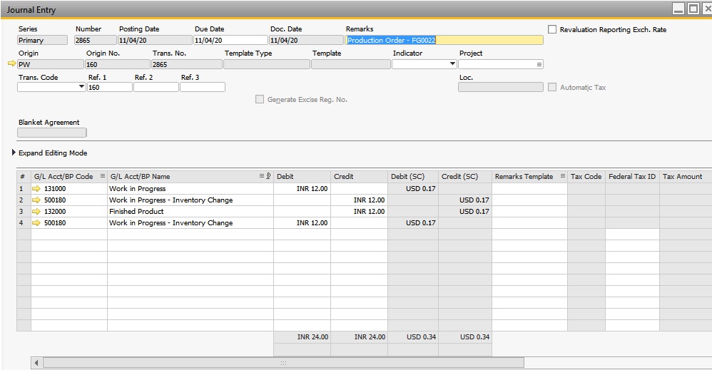 SAP Business One Knowledge: Handling Scrap or Wastage items in SAP ...