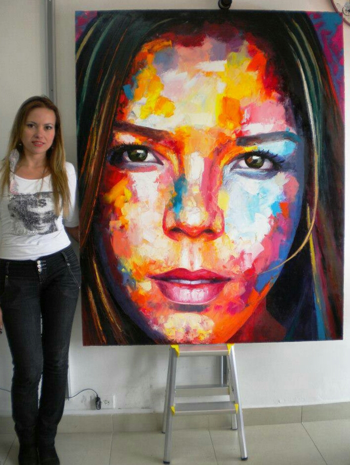 Patricia Vesga : Retratos policromáticos