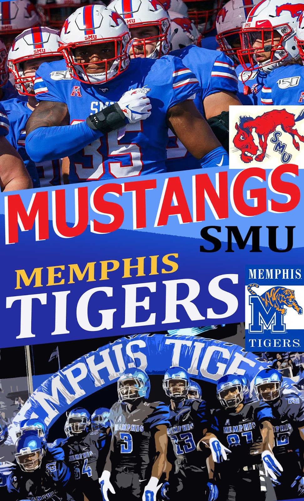 the sports art of h. edward brooks: SMU is Back!