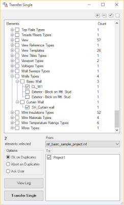 Revit Add-Ons: Free TransferSingle v1.4.0
