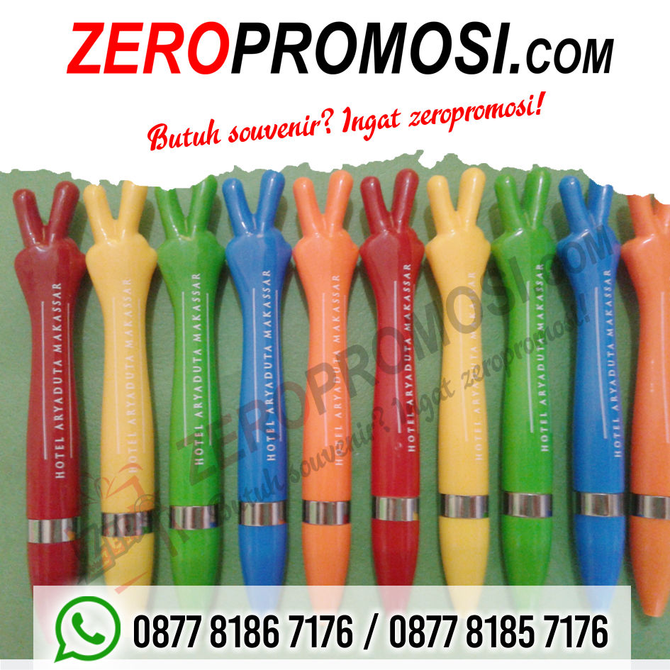 Pulpen Jari Angka Dua | Barang Promosi, Mug Promosi, Payung Promosi ...