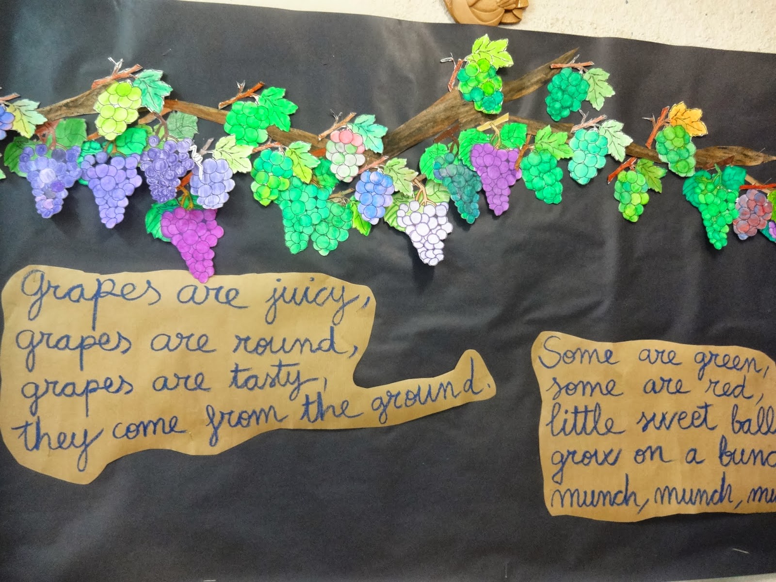 ENGLISH AT SCHOOL, Sant Josep, Navàs: GRAPES for AUTUMN!