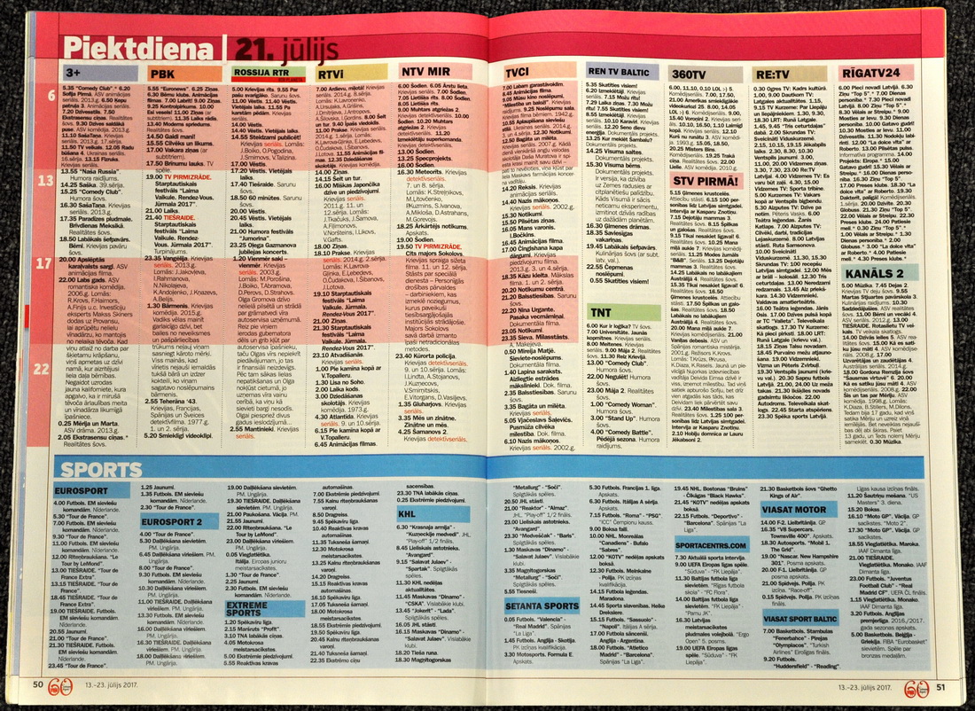 XPLORADIO: Łotwa - tygodniki telewizyjne