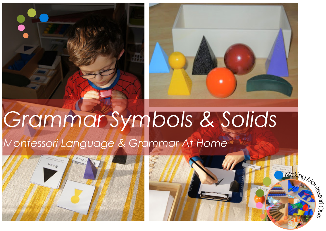 Introducing Grammar Solids & Symbols, Montessori Language & Grammar At ...