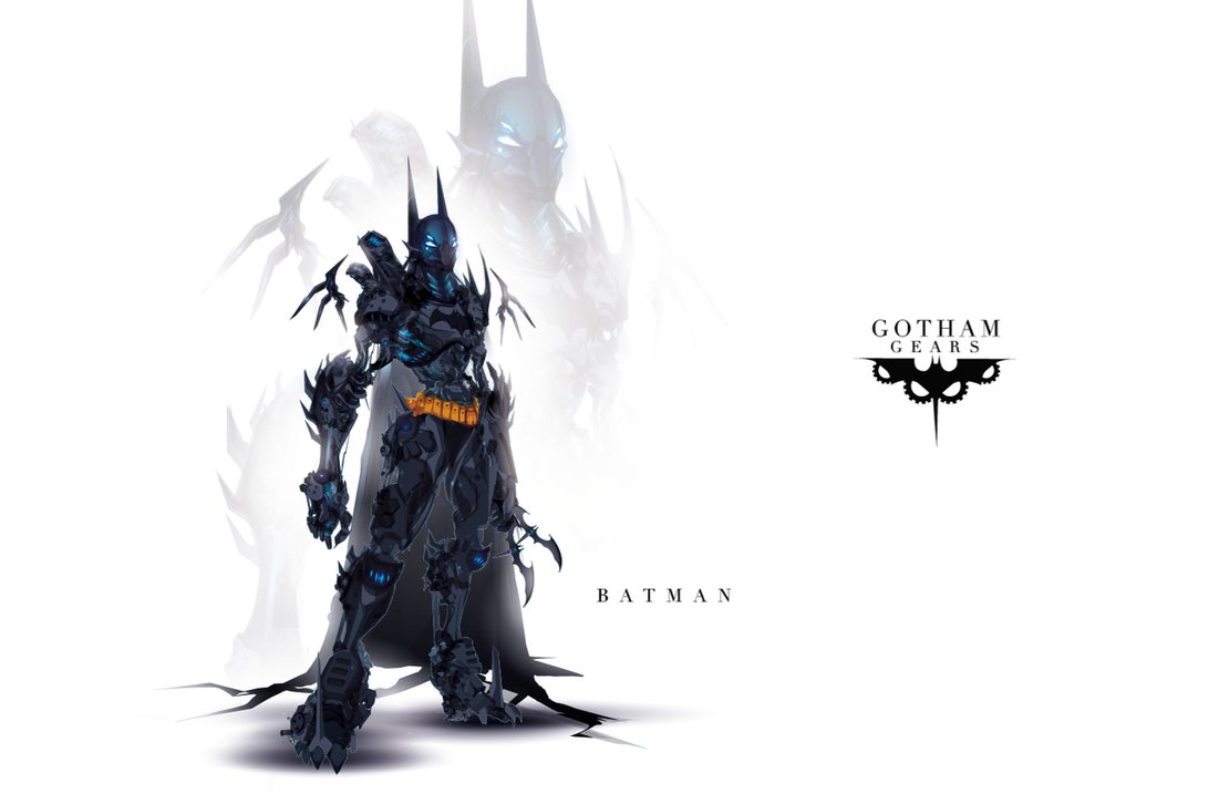 Fashion and Action: Gotham Gears - Batman Mecha Redesign Art by Justin ...