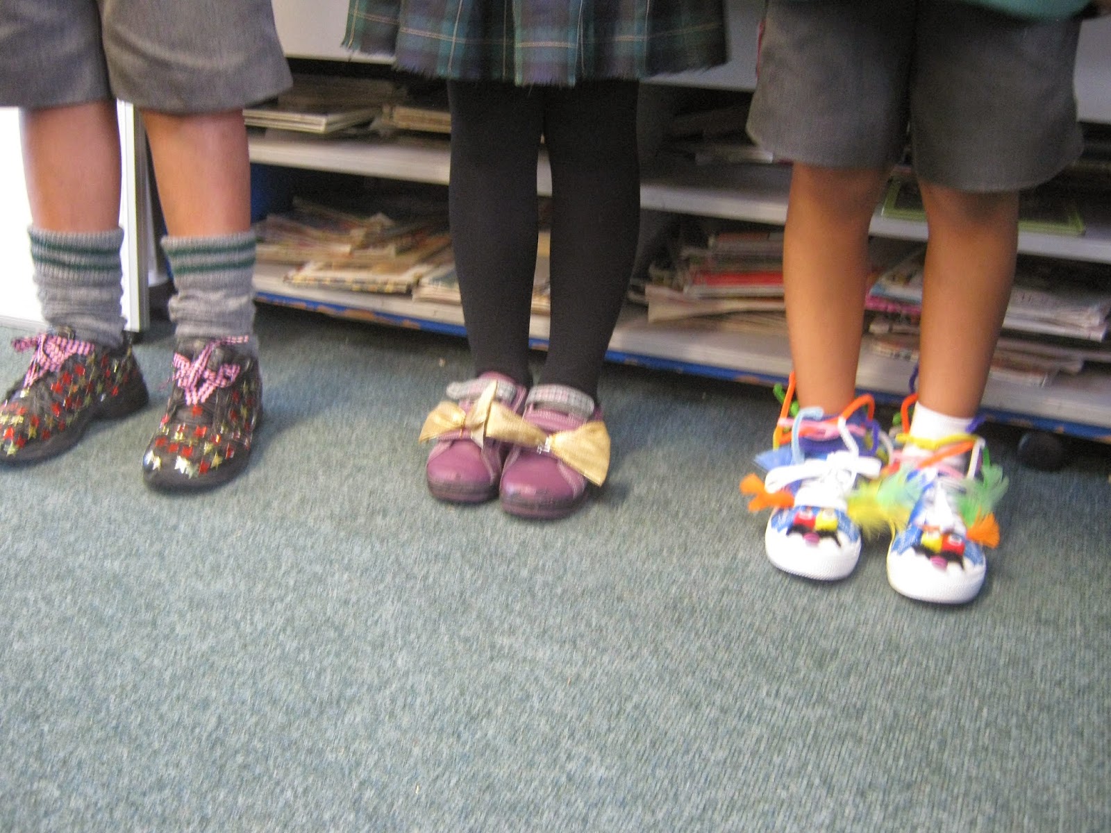 Kids at Work!: Wacky Shoe Day