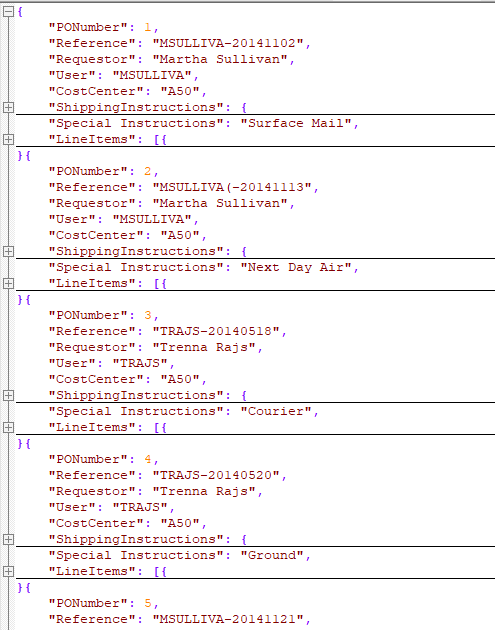 Oracle Underground BI & Dataviz: OAC querying JSON Data with AJD (Autonomous JSON Database)