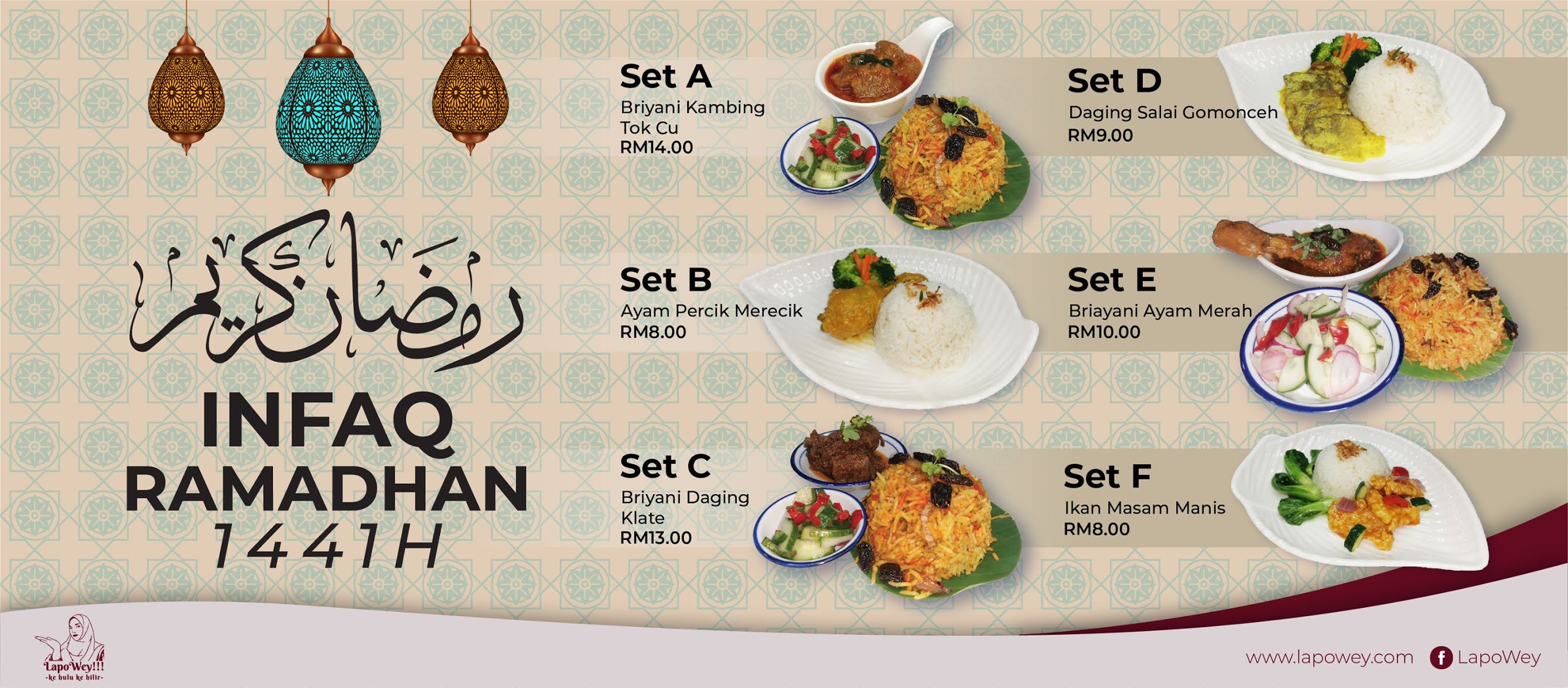 JOM INFAQ RAMADHAN BERSAMA 'LAPOWEY'