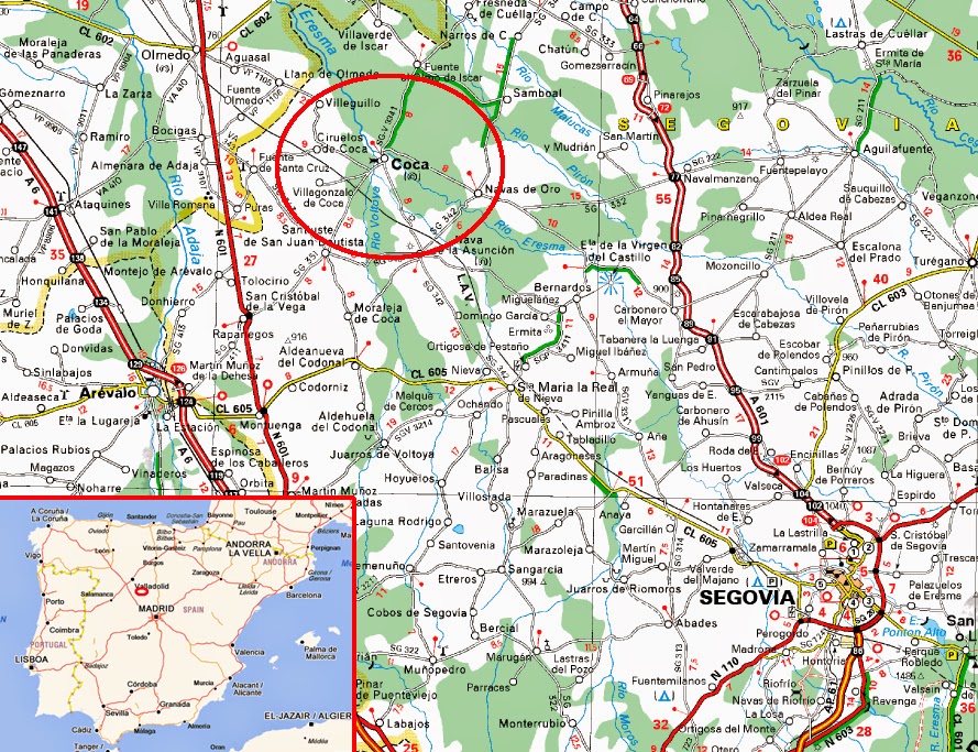 El país que nunca se acaba: Coca, castillo espectacular y cuna de ...