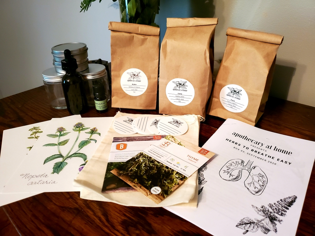 Flying the Hedge: Apothecary At Home Box Review: September 2020