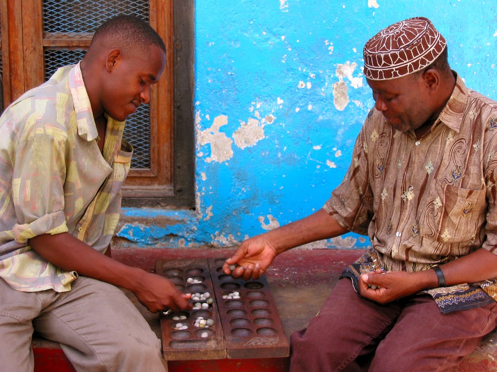 Marie's Pastiche: West African Game: How to make and play the mancala ...