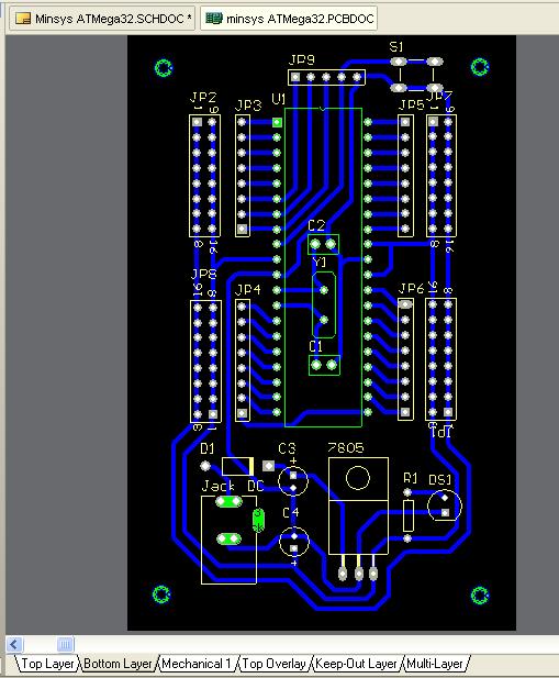 Technologination: Tutorial Desain PCB dengan Protel DXP 2004 (make own ...