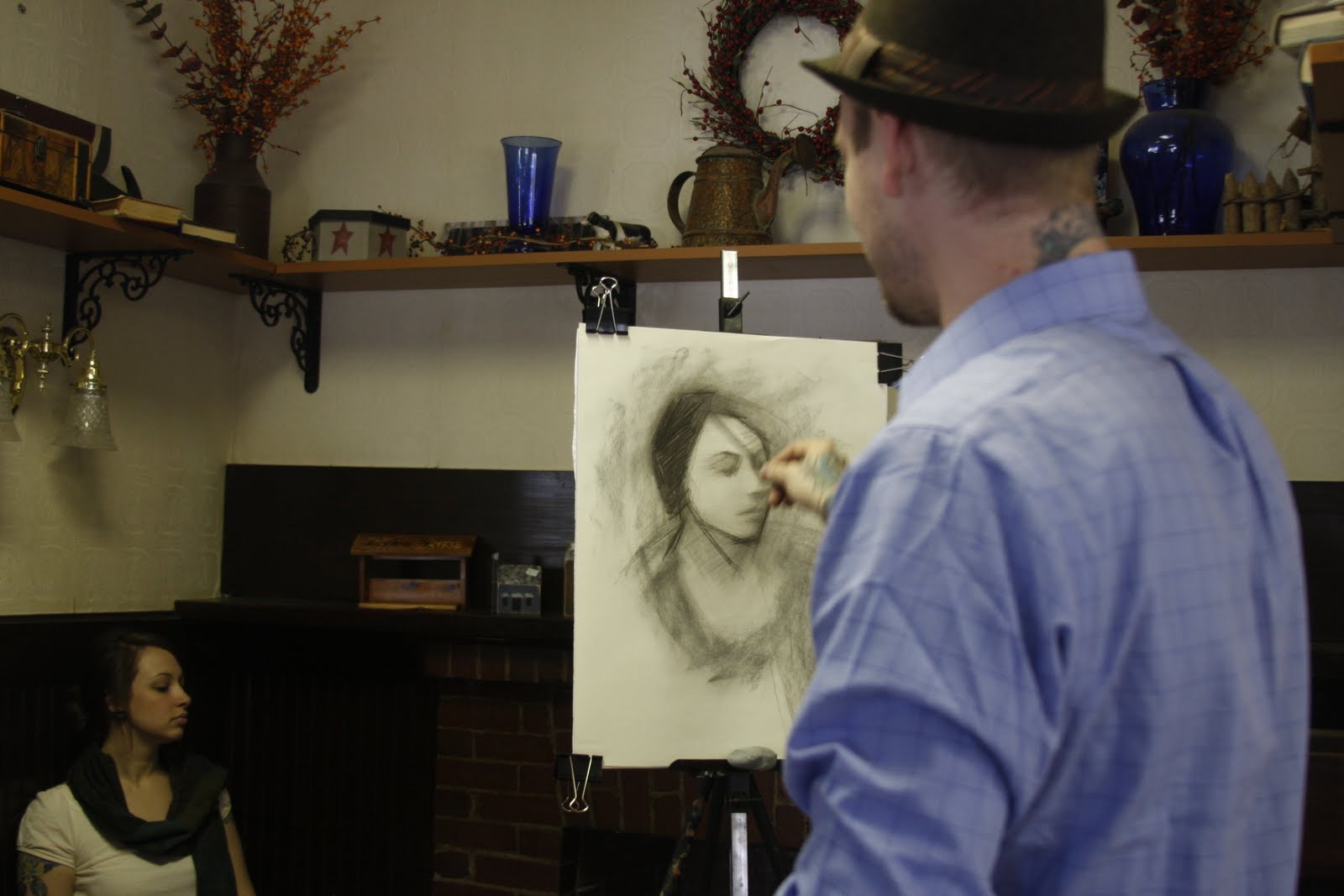 Brian MacNeil: Charcoal Portrait Demo