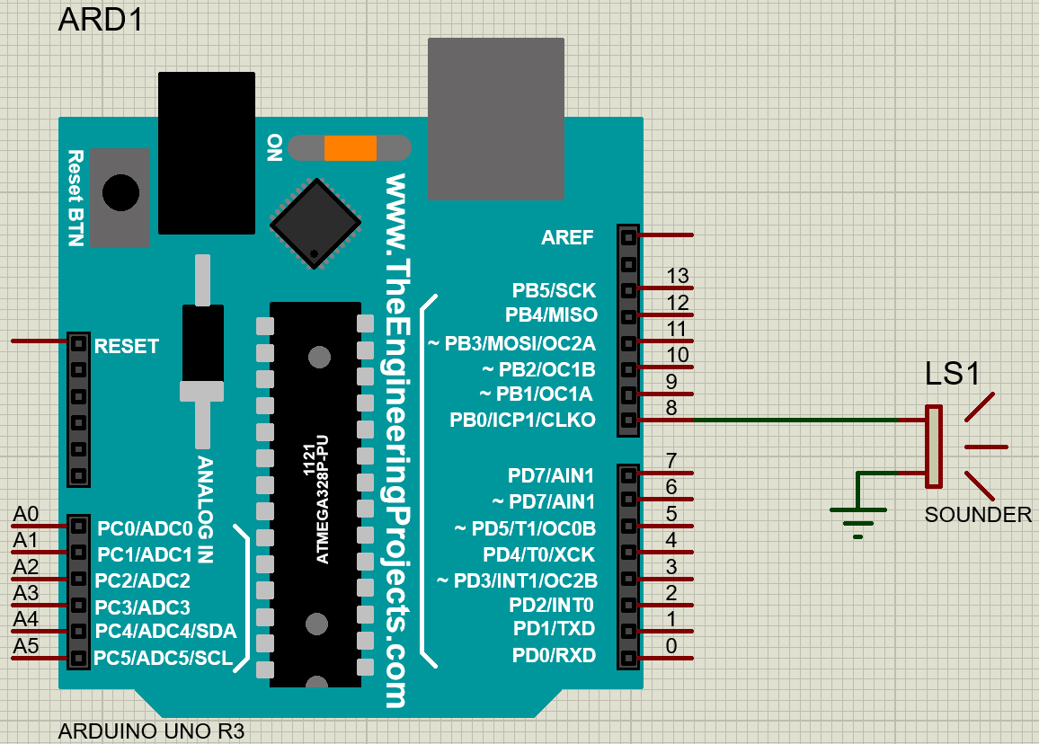 MY CREATIVE ENGINEERING: How to Interface Buzzer Speaker Sounder with ...
