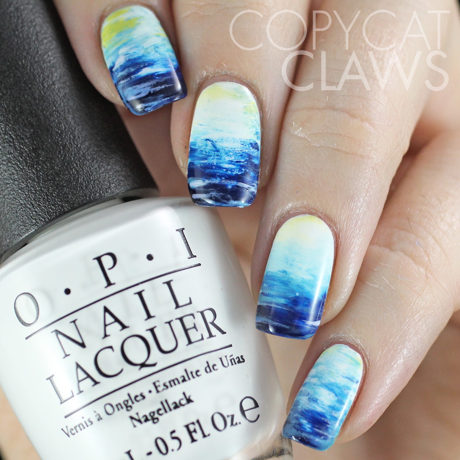 Copycat Claws: The Digit-al Dozen does Nature: Day 3 Fan Brush Ocean ...