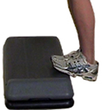 advanced gastrocnemius stretch ~ School of Running