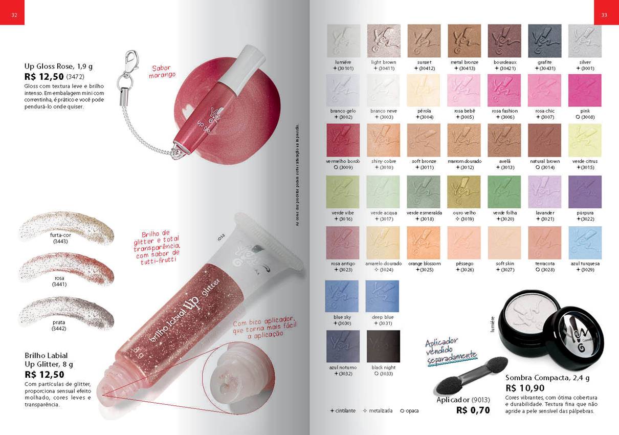 Yes Cosmetics Florianópolis: Novo catalogo!!!