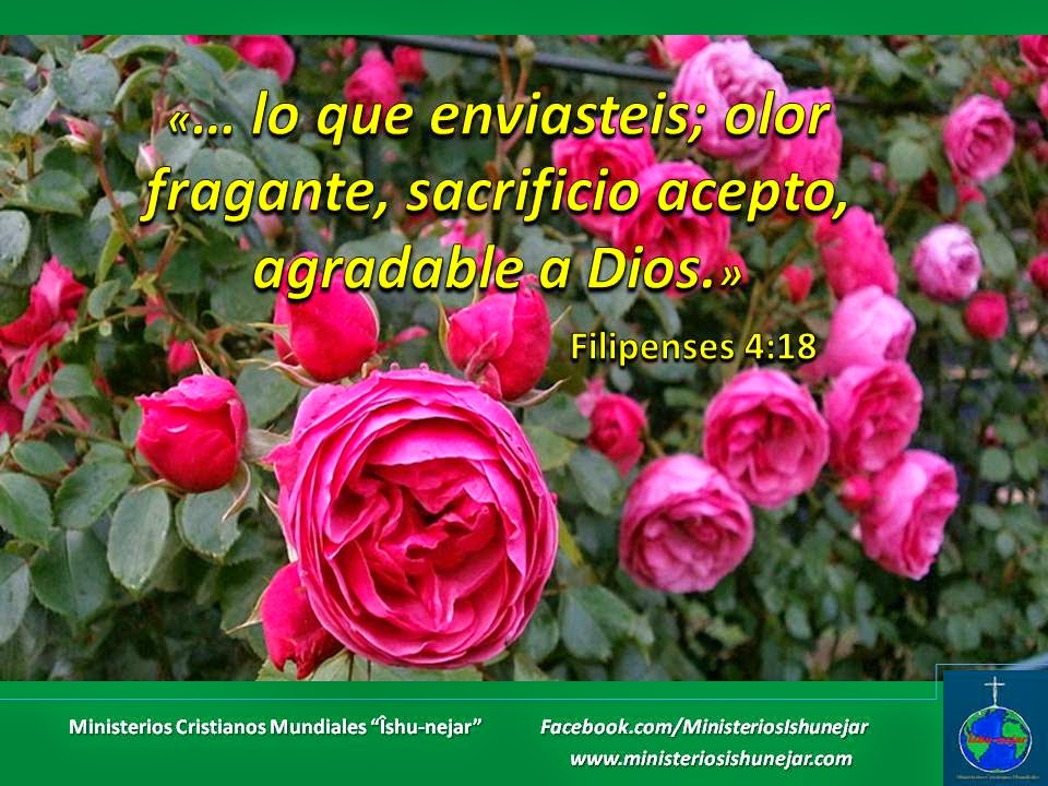 Ministerios Cristianos Online "Îshu-nejar": Olor fragante