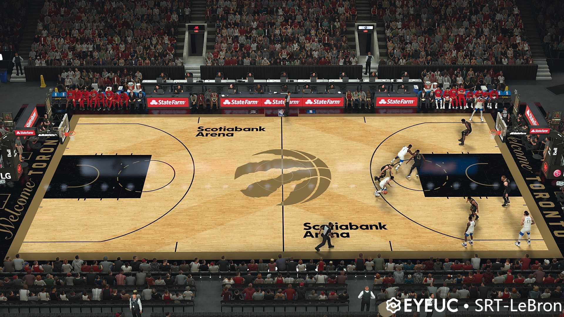 NBA 2K21 Toronto Raptors 2020-2021 City Court By SRT-Lebron [FOR 2K21]