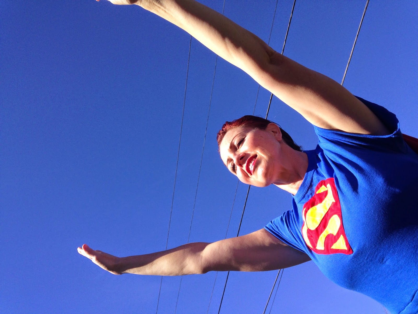 Freckle Face's Blog: Wacky Wednesday #1: Super Sarah!
