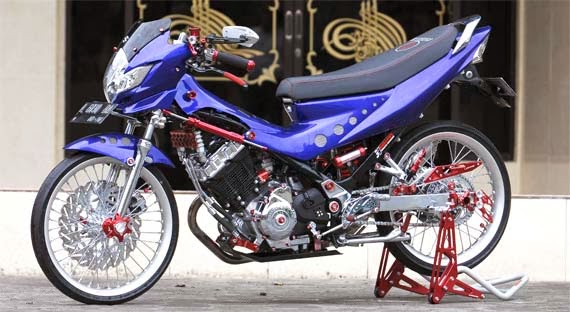 Modifikasi Satria FU Ceper Drag Airbrush | JDM-Modifikasi