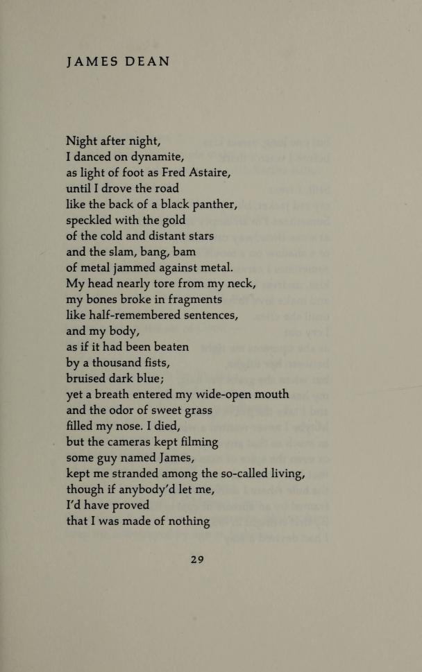 JAMES DEAN: POEMAS SOBRE JAMES DEAN. POEMS TO JAMES DEAN.