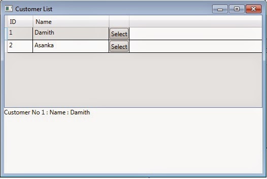 Damith Dias Wpf Datagrid Row Select With Mvvm Prism 5