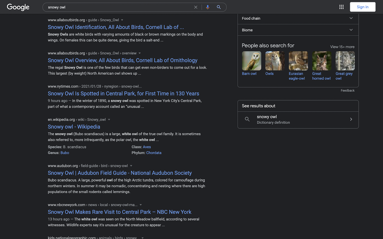 Google is once again experimenting with the dark theme on desktop devices