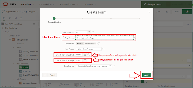 How To Create User Registration Page In Oracle Apex 201 Javainhand Tutorial