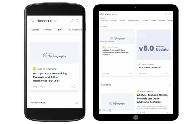Fletro pro v6.0 Blogger Template