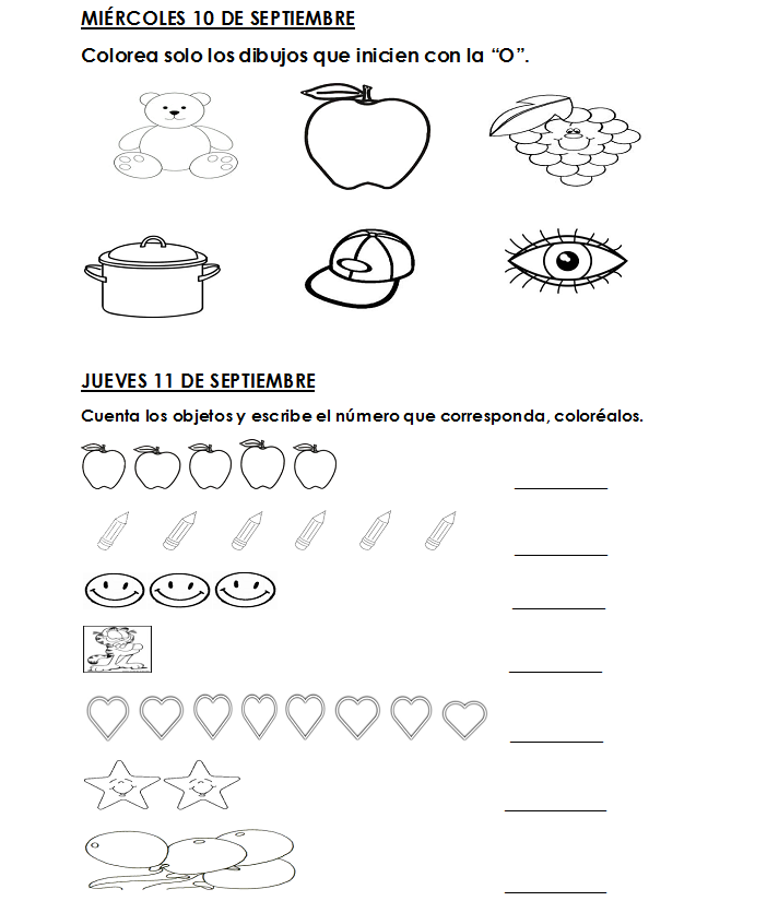 Instituto Británico de Torreón, Preescolar: TAREAS ESPAÑOL 3K DEL 8 AL ...