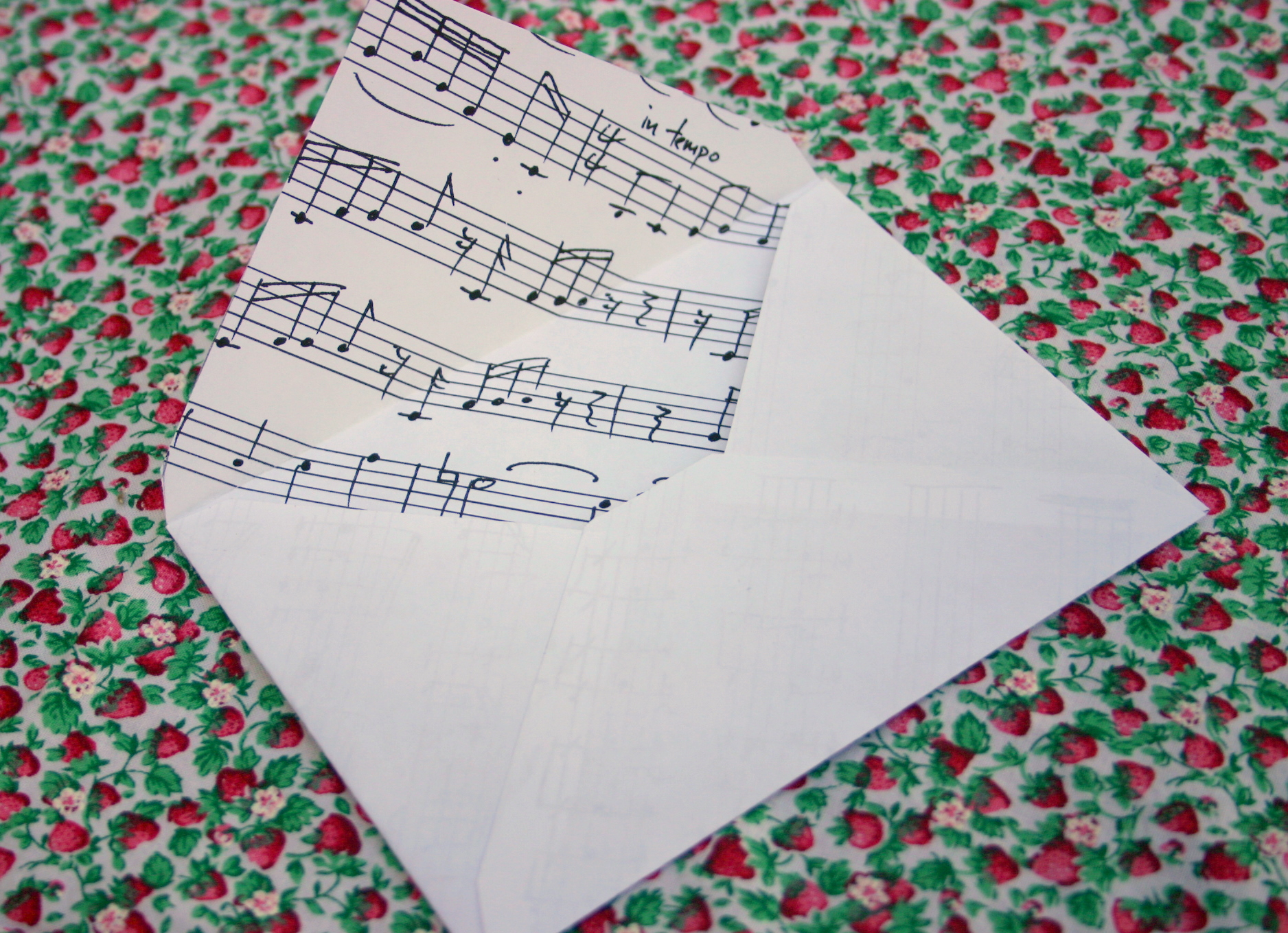 Music Note Cards