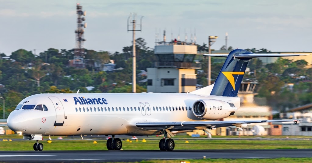 Central Queensland Plane Spotting: Alliance Airlines Fokker F-100 VH ...