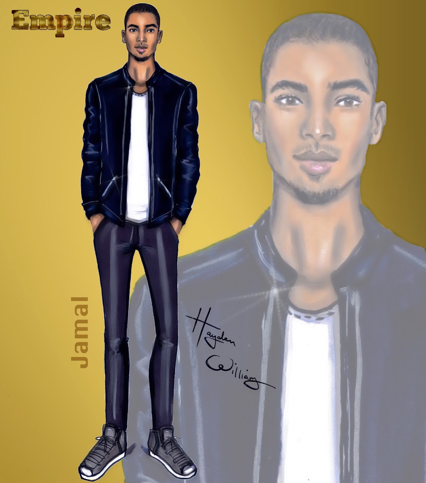 Hayden Williams Fashion Illustrations: Empire: Jamal Lyon by Hayden ...