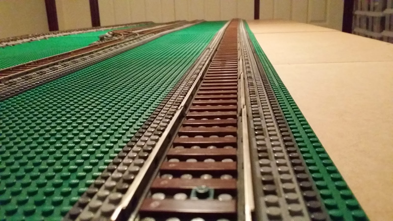 Matt's Lego fun: Train track ballasting