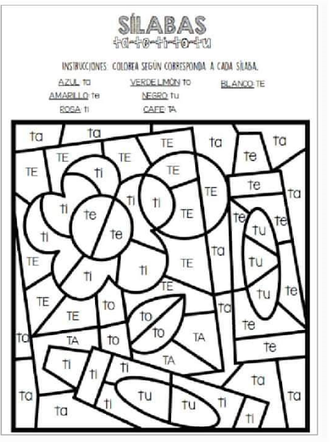 SÍLABAS CON T